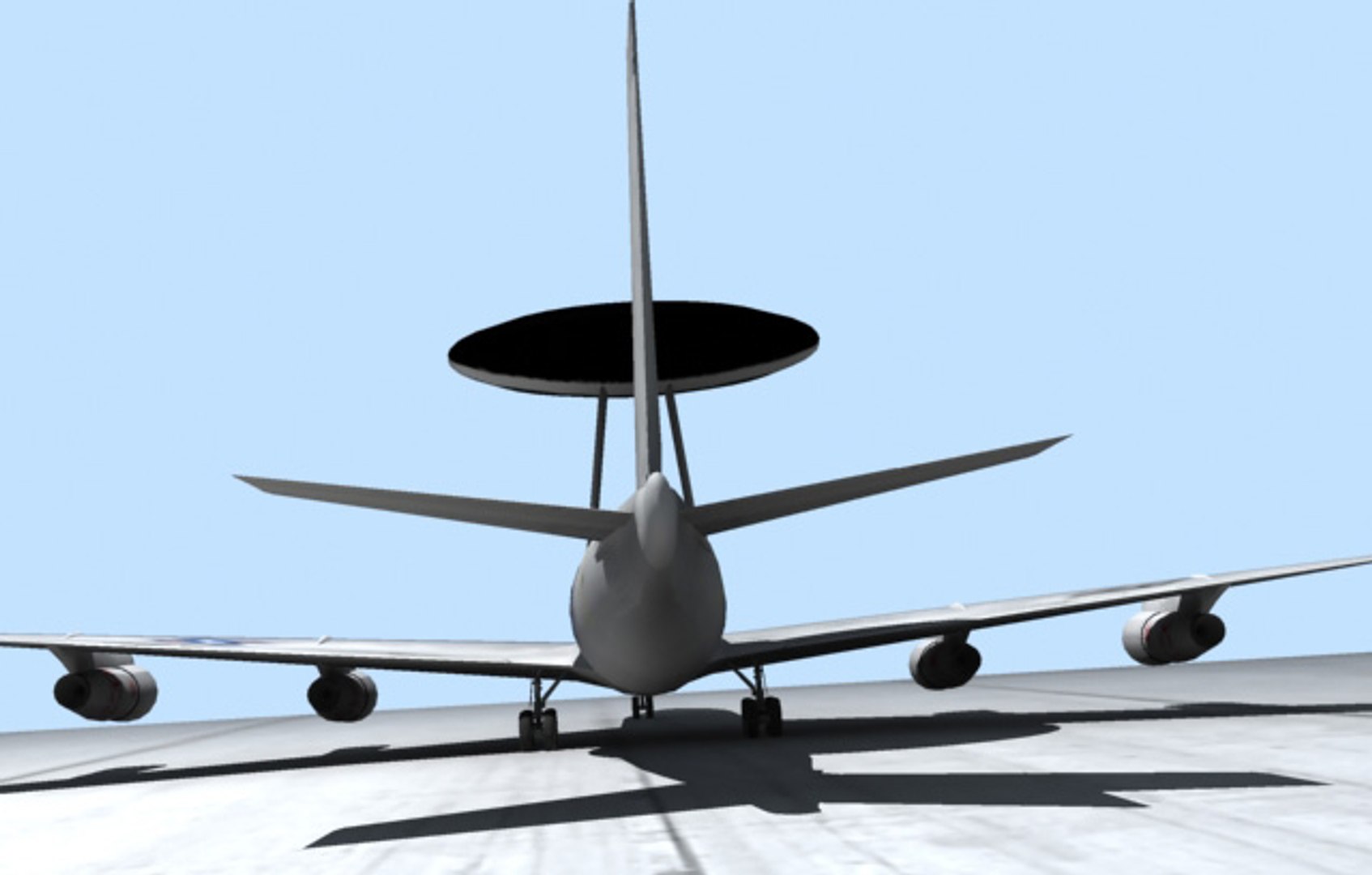 Sentry Awacs 3d Model