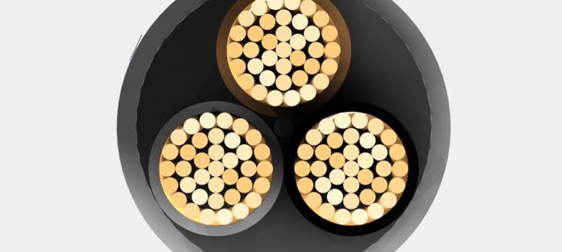3d Power Cable 3x95mm