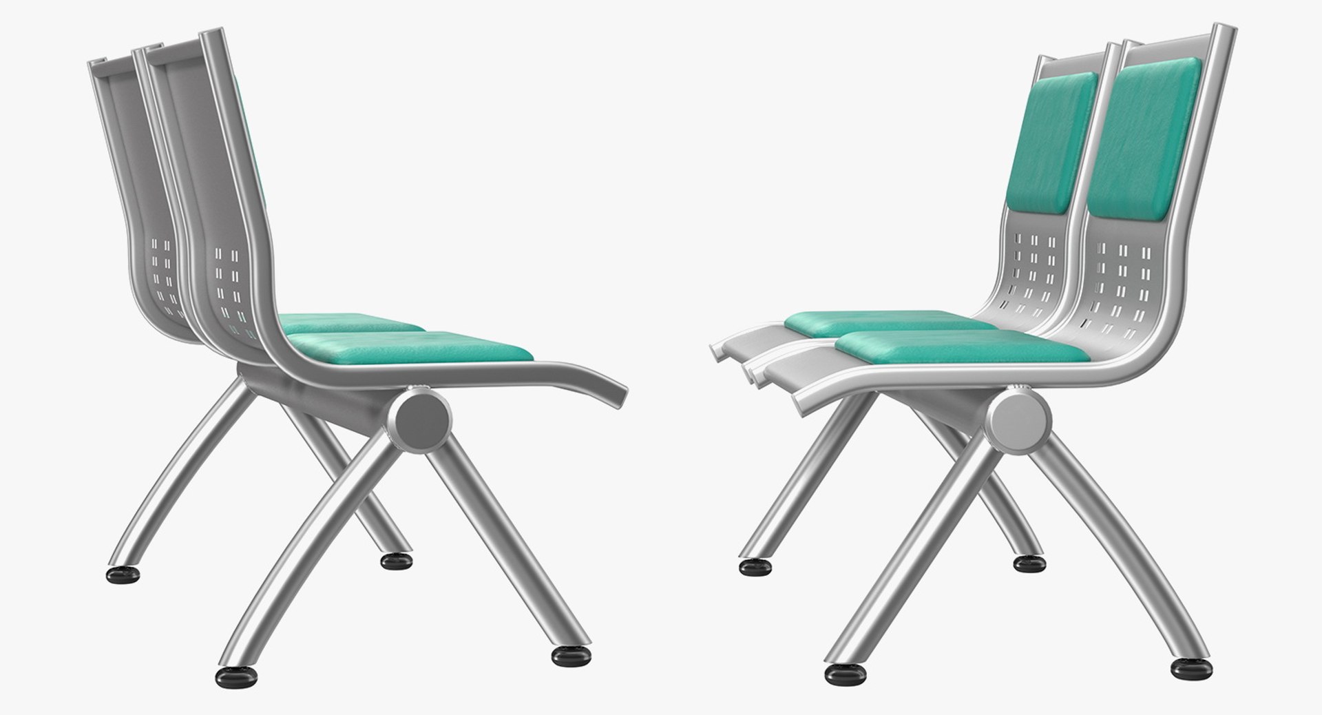 Reception Waiting Room Chair Furniture 3D Model - TurboSquid 1375395