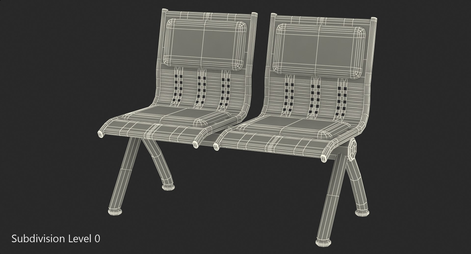 Reception Waiting Room Chair Furniture 3D Model - TurboSquid 1375395