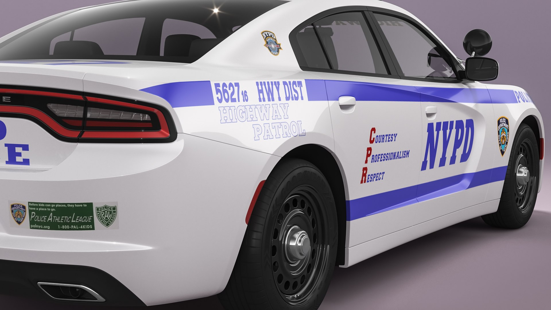 Dodge Charger NYPD 3D Model - TurboSquid 2186086
