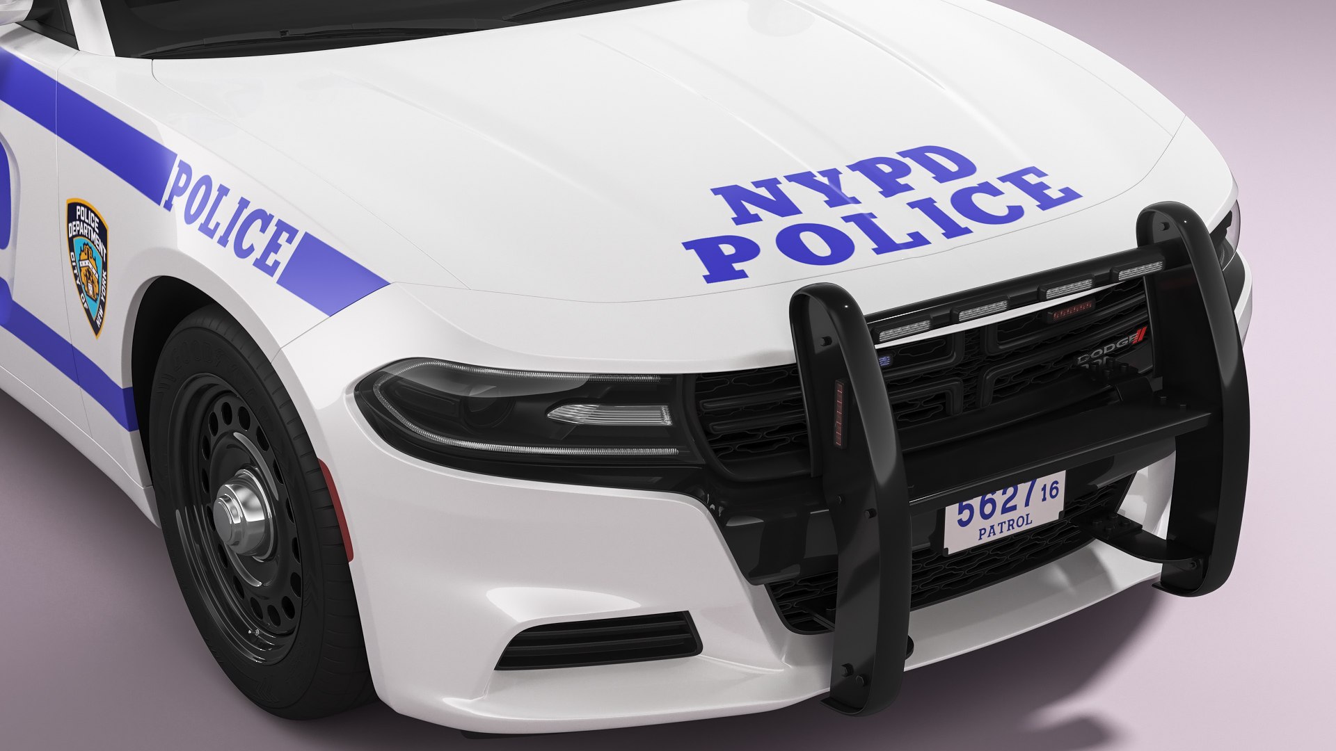 Dodge Charger NYPD 3D Model - TurboSquid 2186086