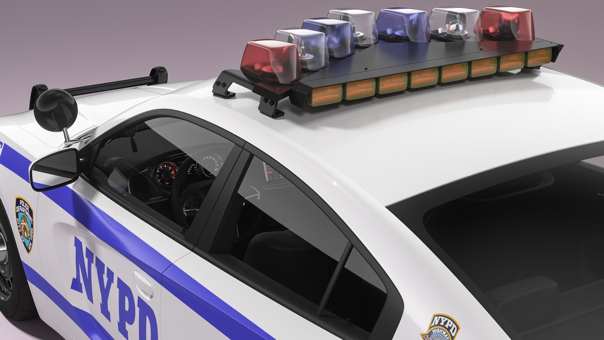 Dodge Charger NYPD 3D Model - TurboSquid 2186086
