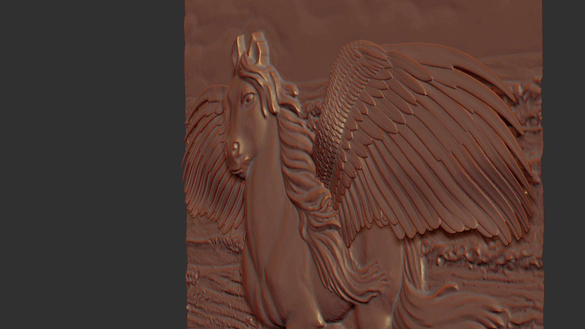 Pegasus wall decor model - TurboSquid 2090983