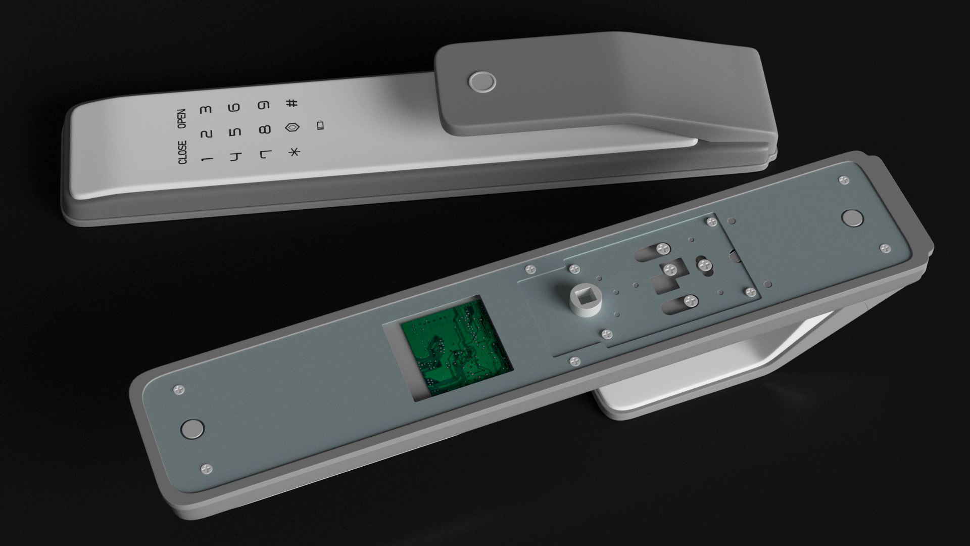 Smart Lock White Model - TurboSquid 2270153