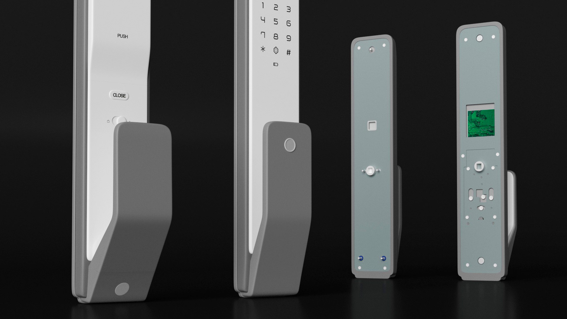 Smart Lock White Model - TurboSquid 2270153