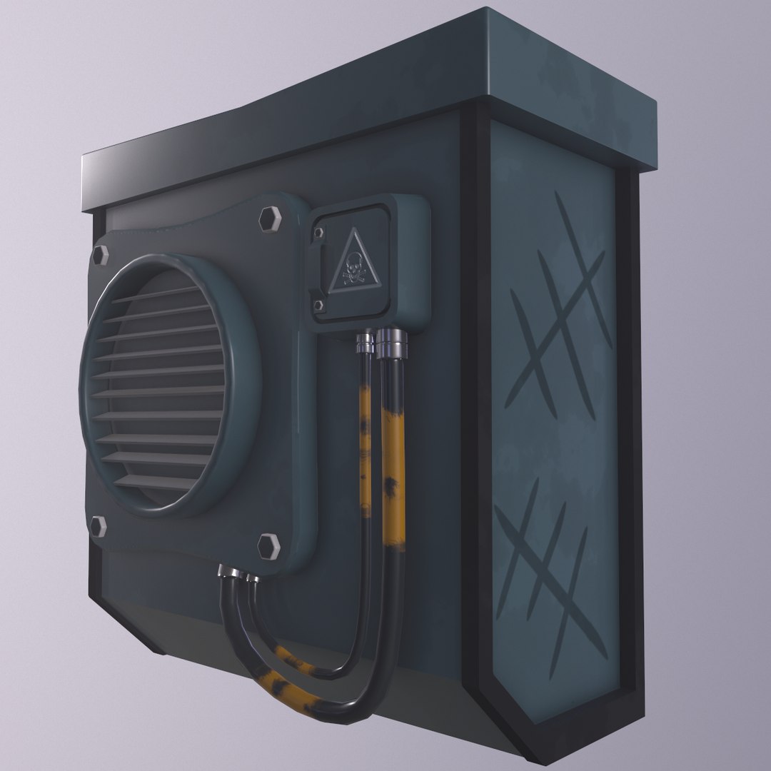 Air Conditioning Game Ready - Low Poly PBR 3D Model 3D Model ...