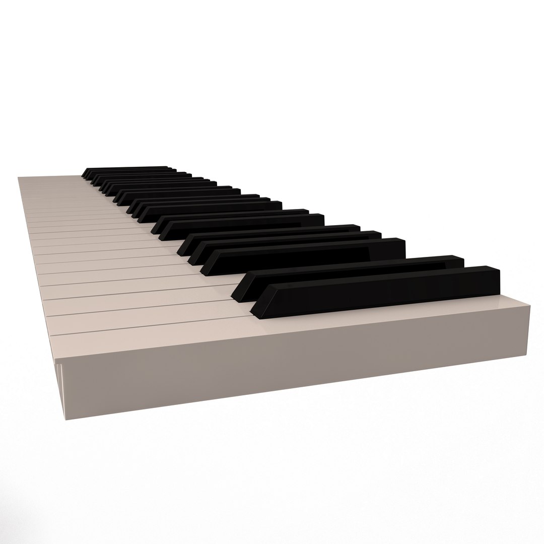 Piano Key 3D model - TurboSquid 2029108