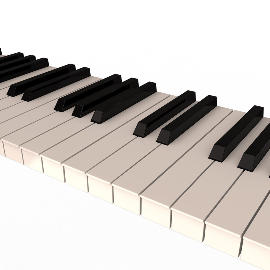 Piano Key 3D model - TurboSquid 2029108