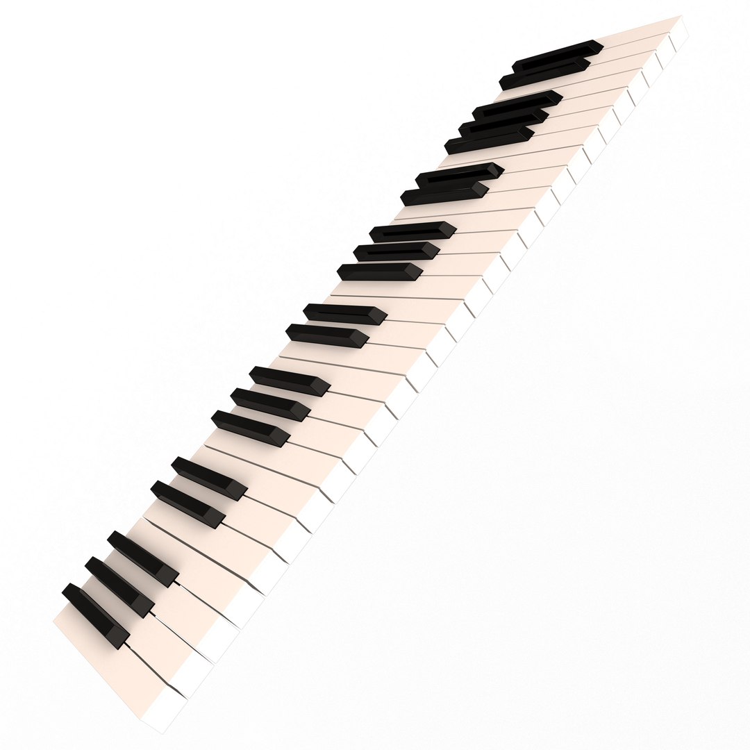 Piano Key 3D model - TurboSquid 2029108