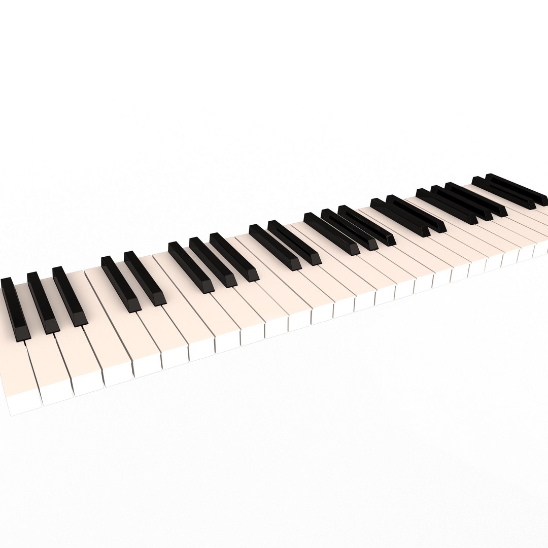 Piano Key 3D model - TurboSquid 2029108