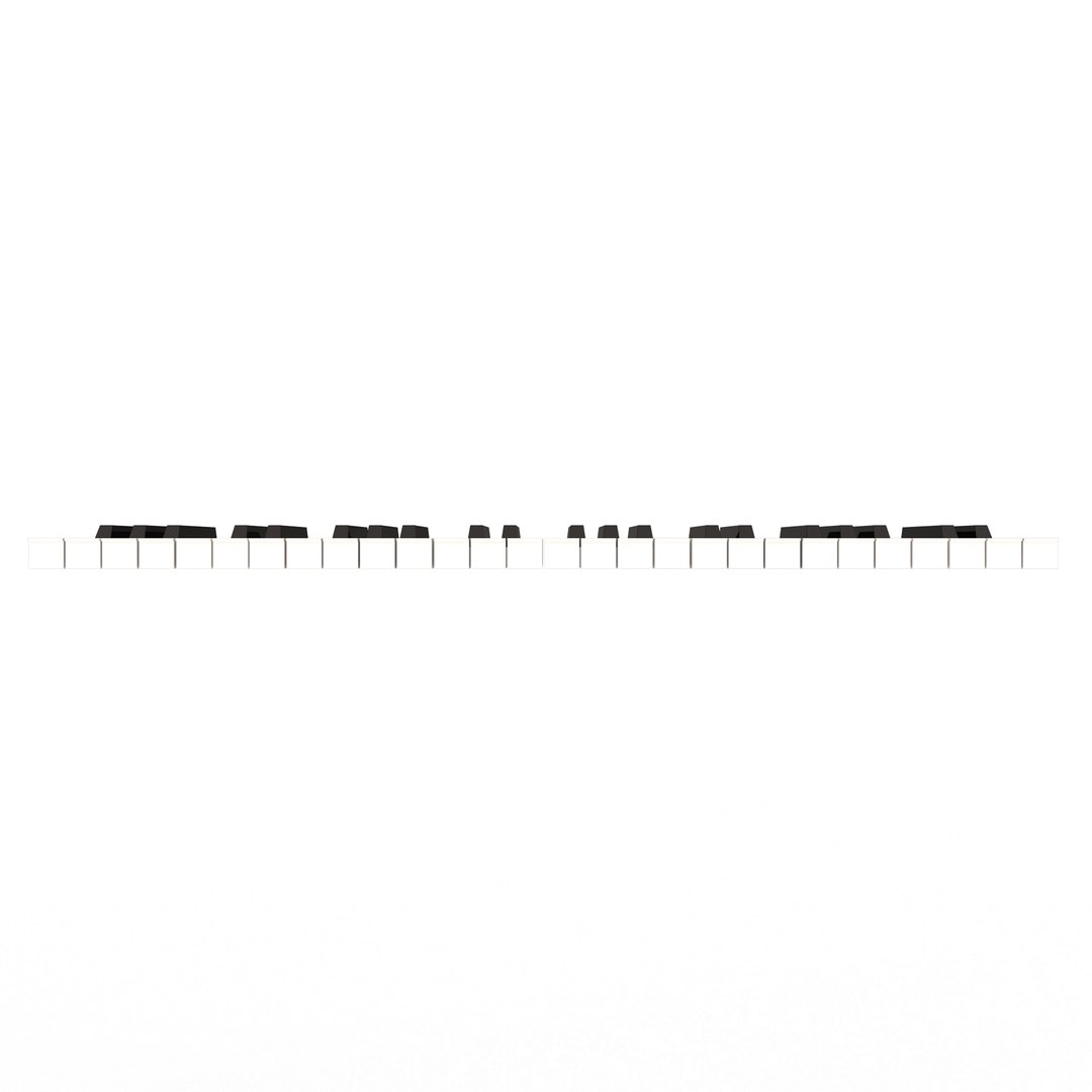 Piano Key 3D model - TurboSquid 2029108