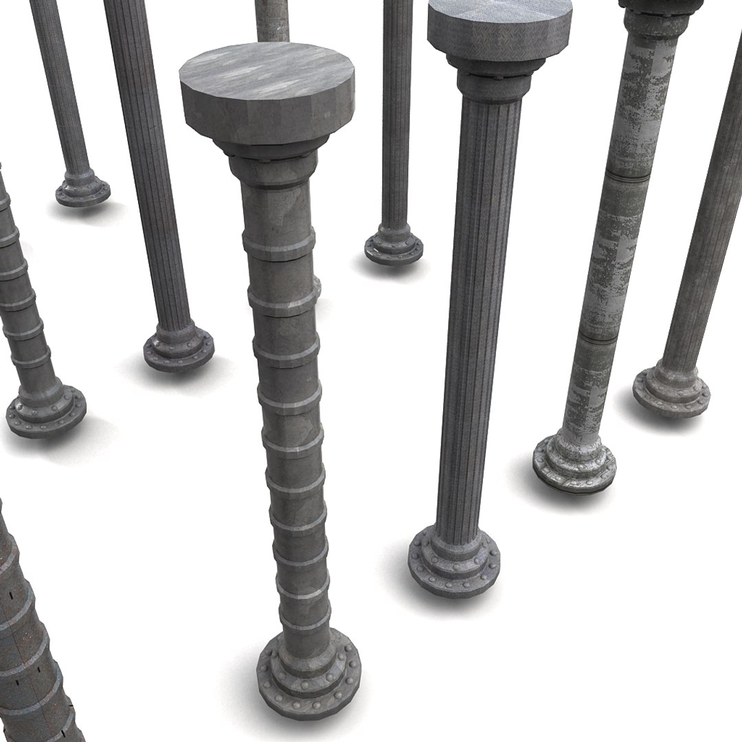 Metal Column 3ds