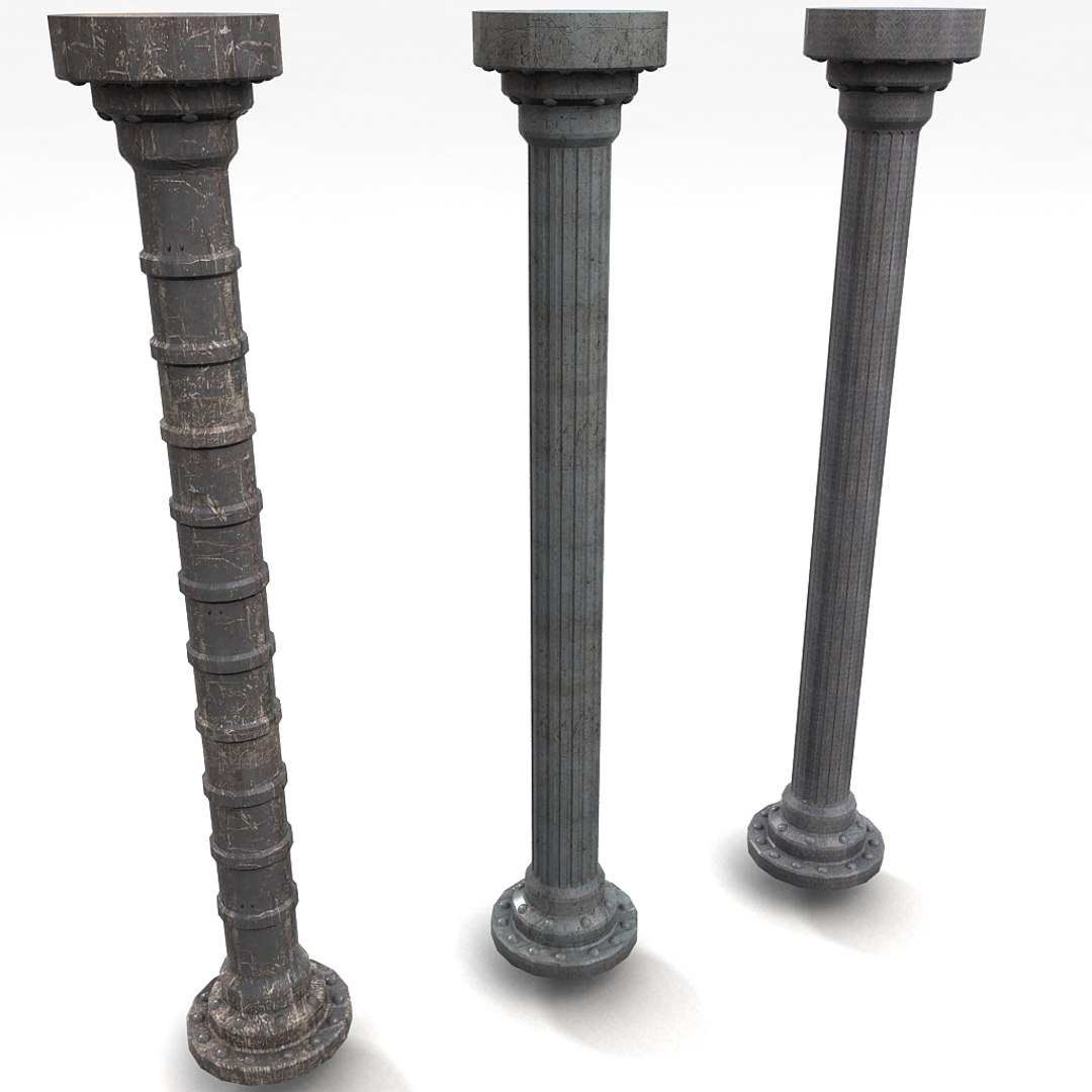Metal Column 3ds