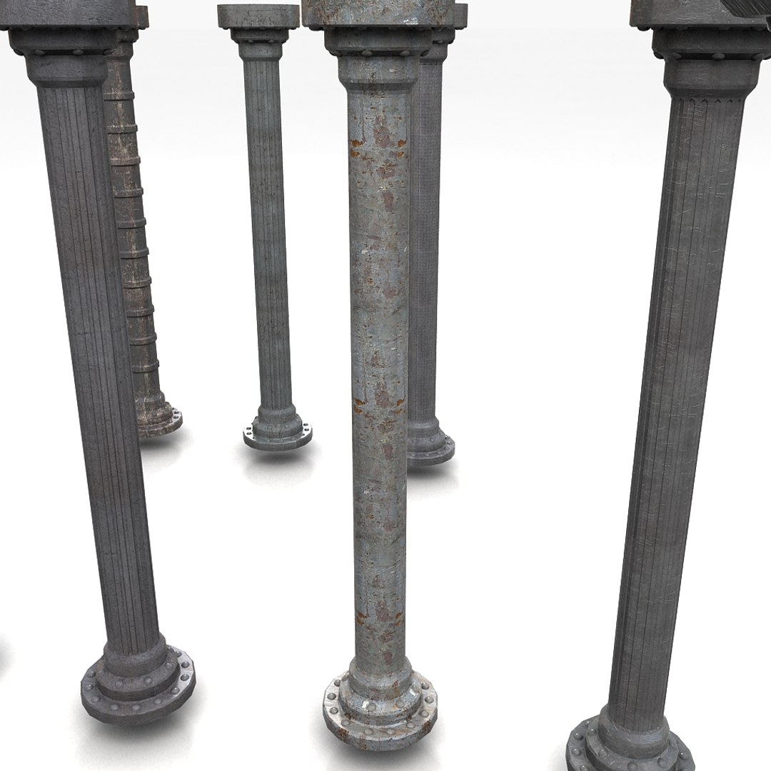 Metal Column 3ds