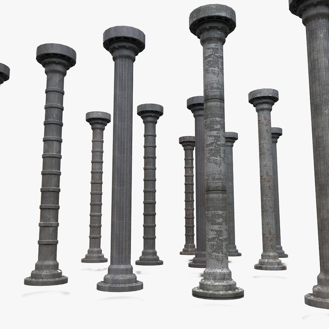 Metal Column 3ds
