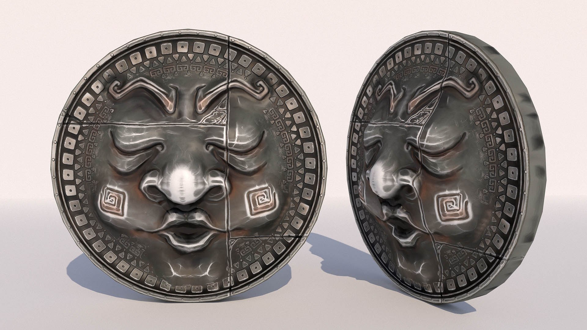 3D 3D Mayan dial coin prehistoric God Wind - TurboSquid 2054272