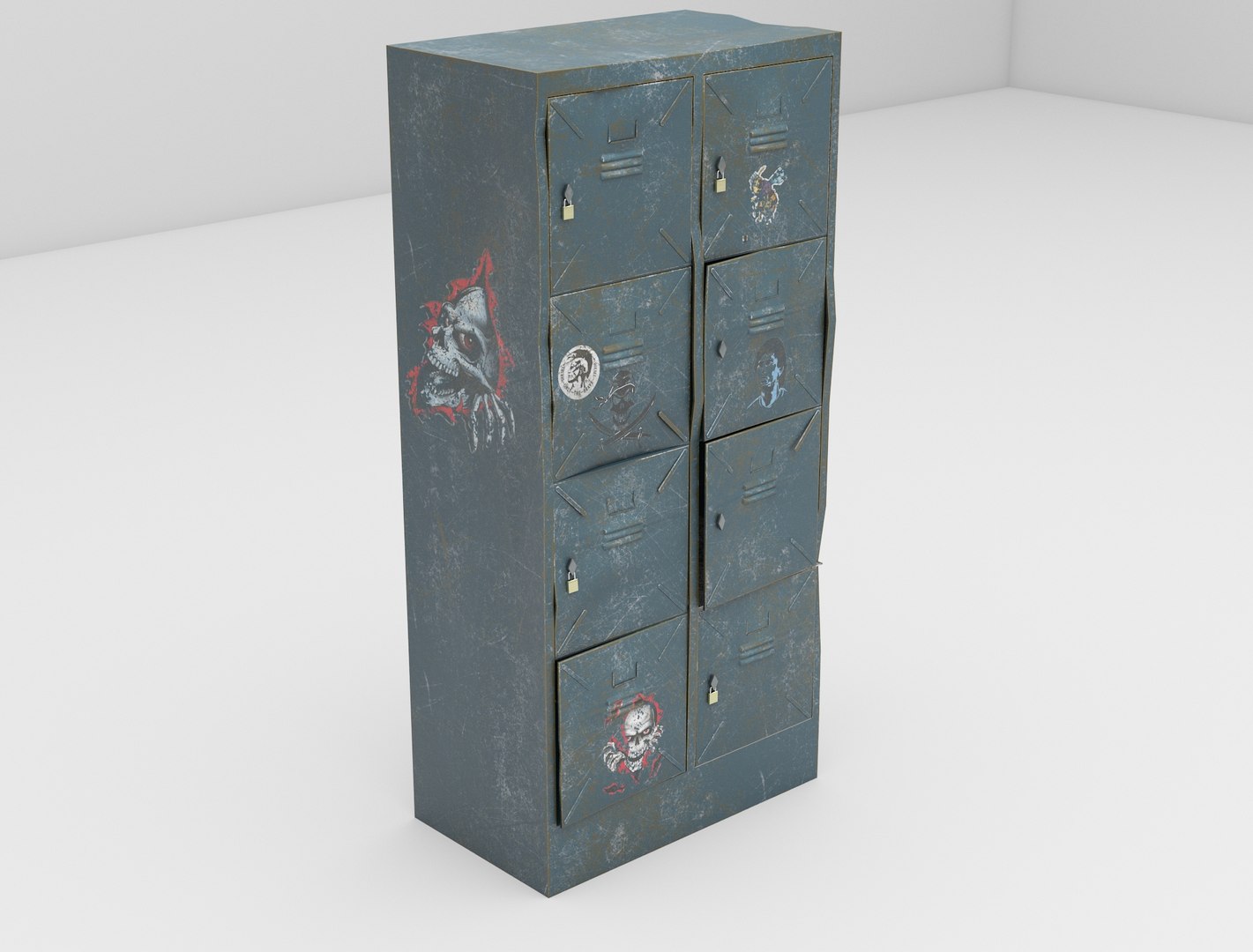 Locker 01 3D Model - TurboSquid 1766545