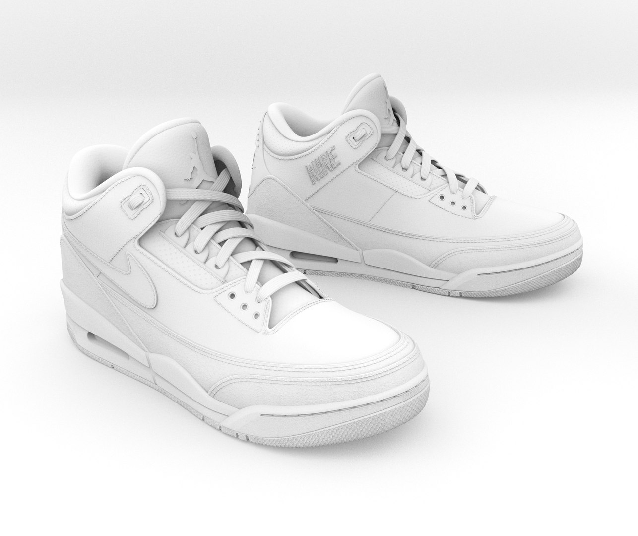 Sneaker Nike Air Jordan 3 3D Model - TurboSquid 1729744