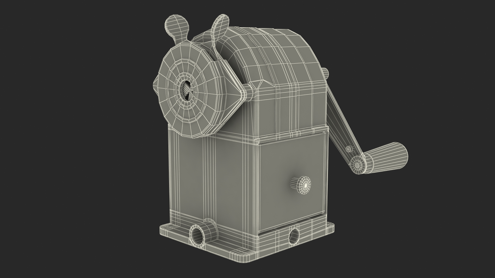 3D Manual Pencil Sharpener - TurboSquid 1671595