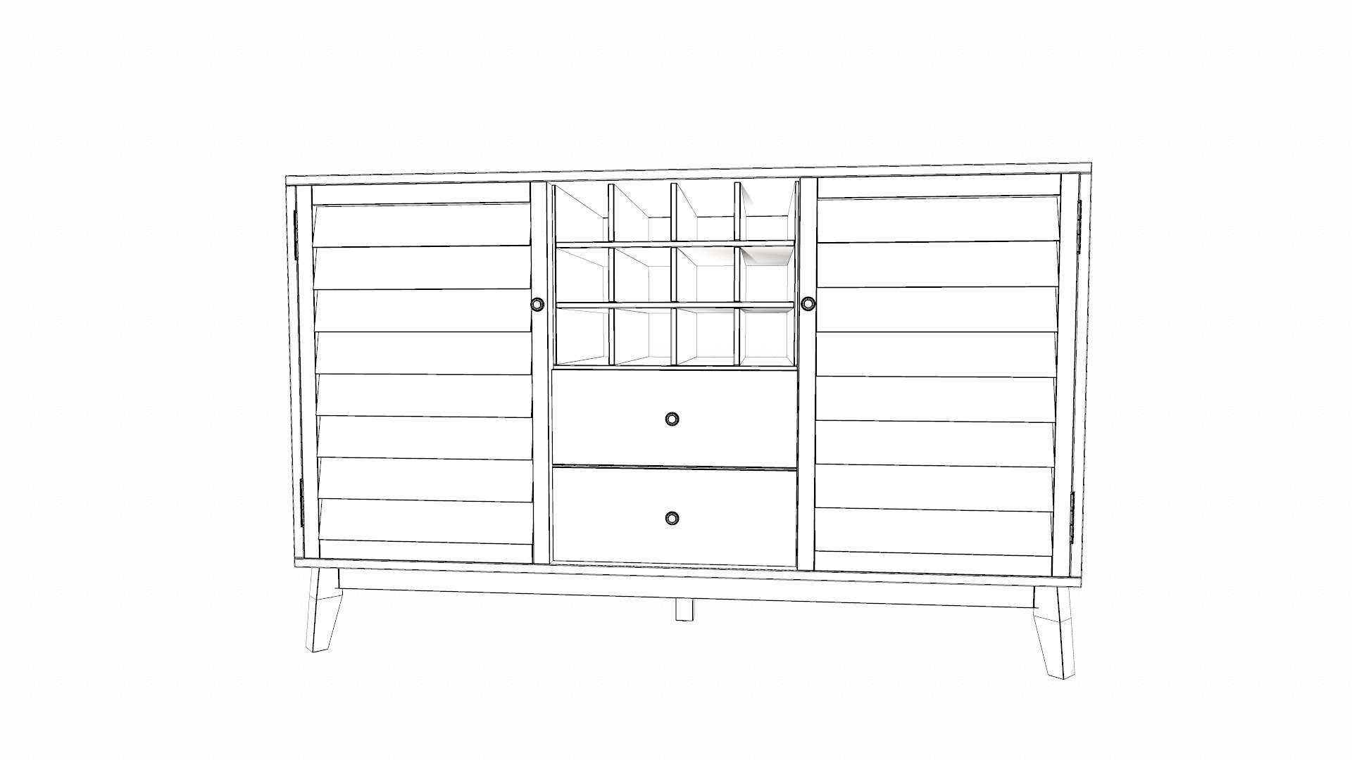 Storage Drawer 3D Model - TurboSquid 2327012