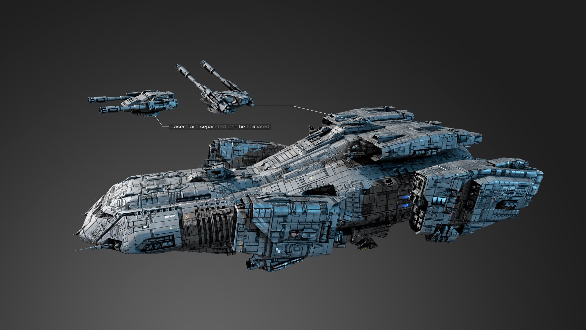 ATLAS Starship Model - TurboSquid 1996210