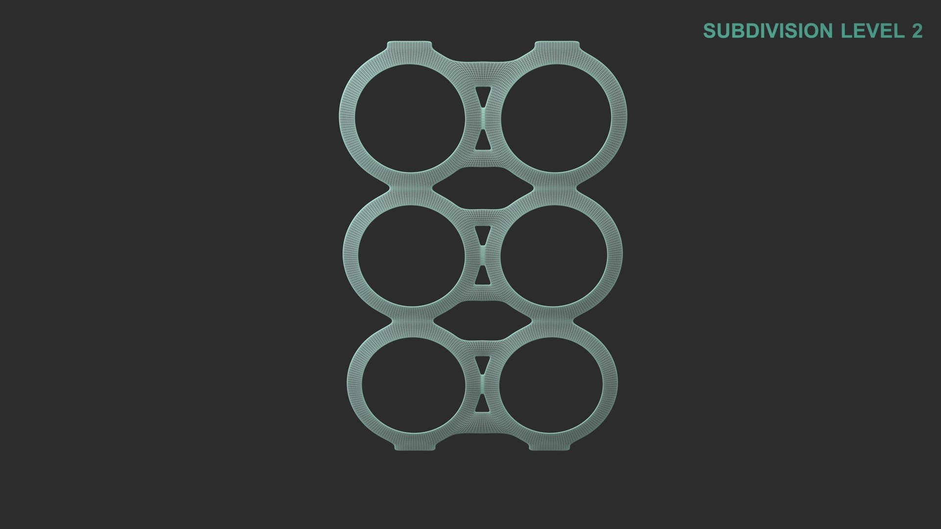 3D Six Pack Rings Model - TurboSquid 2015036