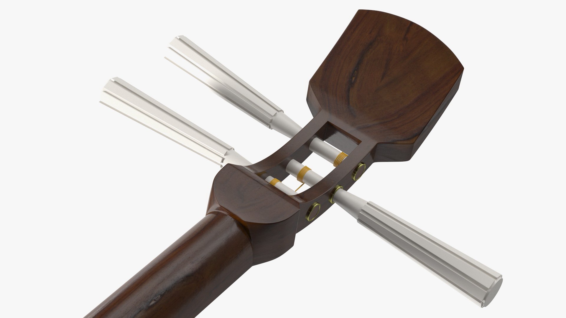 Shamisen White Model - TurboSquid 1724509