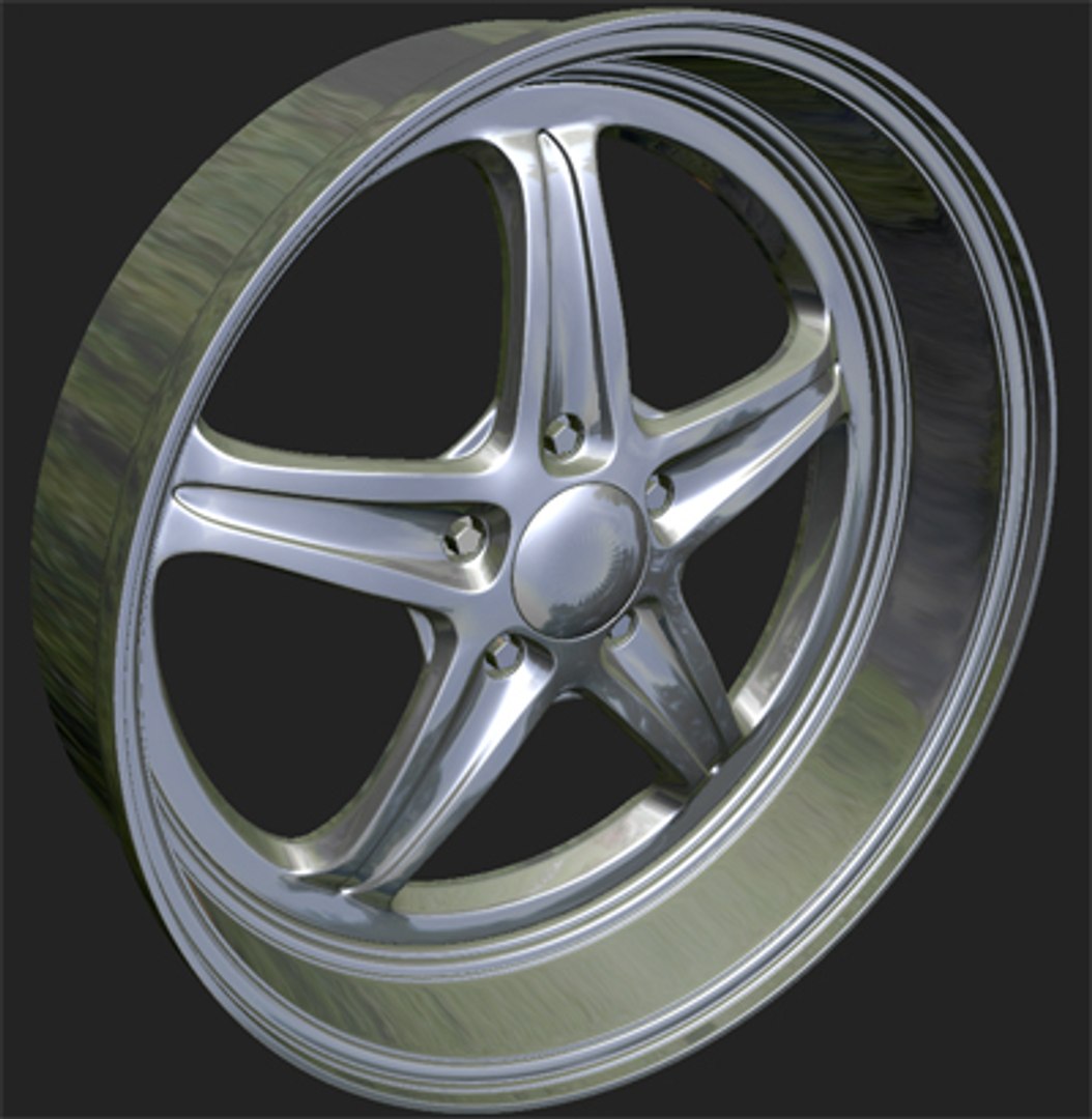wheels rim obj