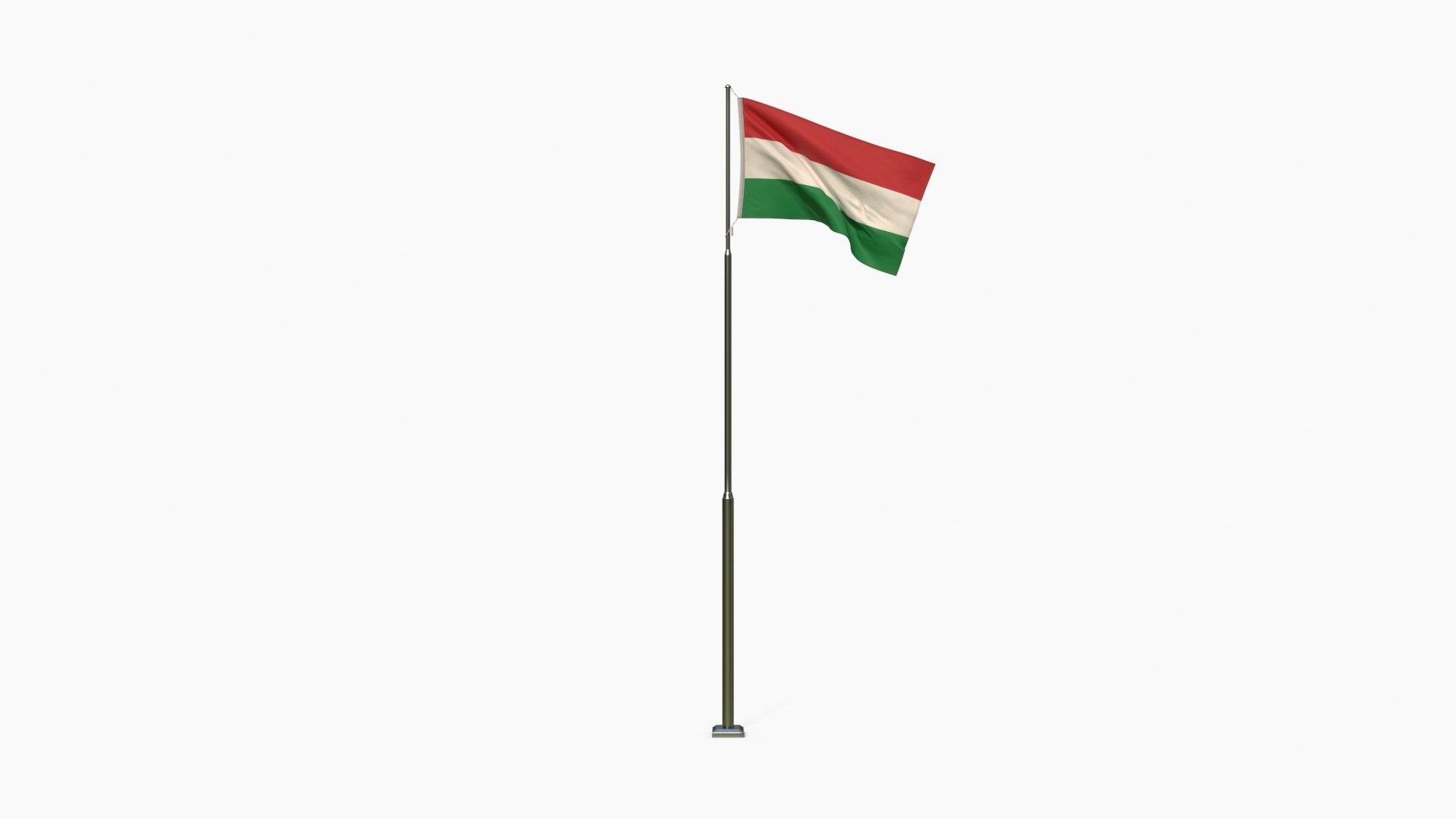 3D Animated Hungary Flag - TurboSquid 1797175
