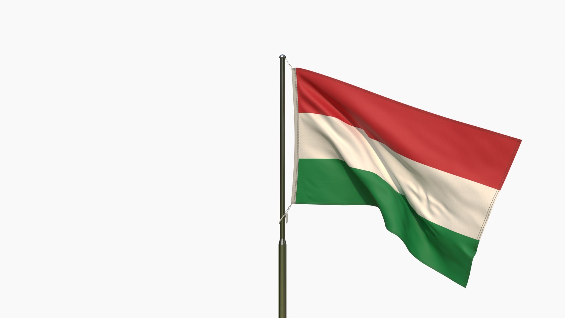 3D Animated Hungary Flag - TurboSquid 1797175