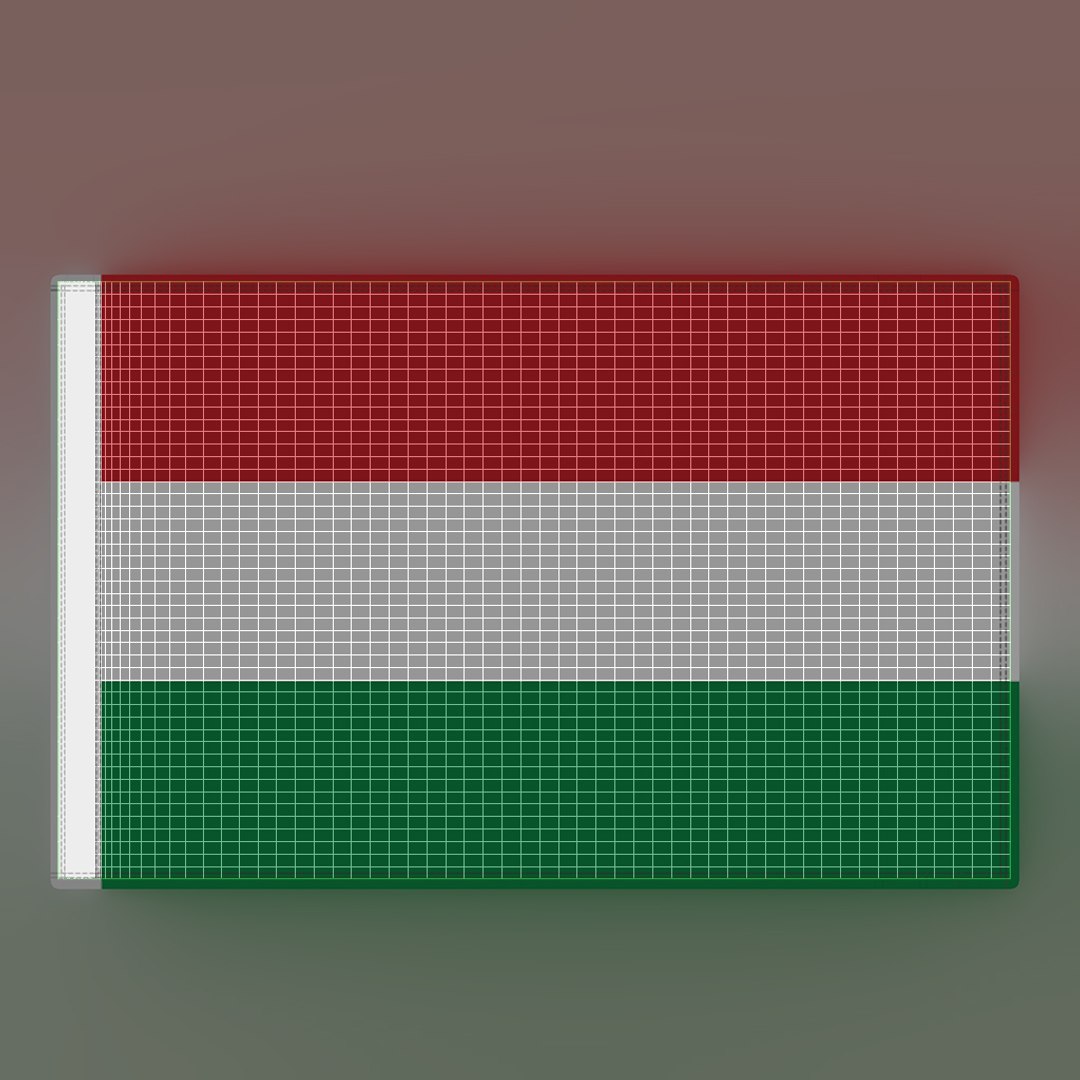 3D Animated Hungary Flag - TurboSquid 1797175