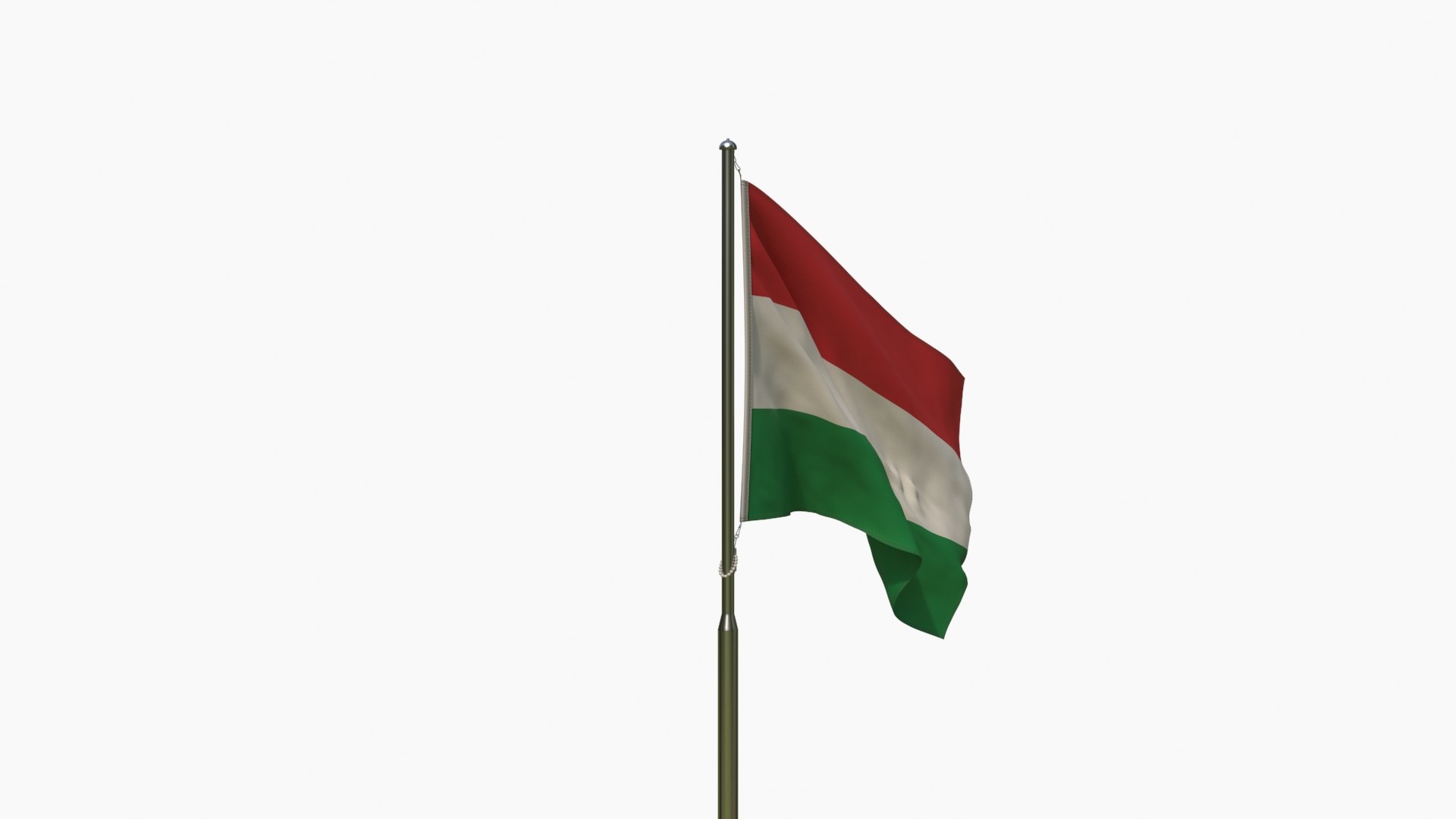 3D Animated Hungary Flag - TurboSquid 1797175