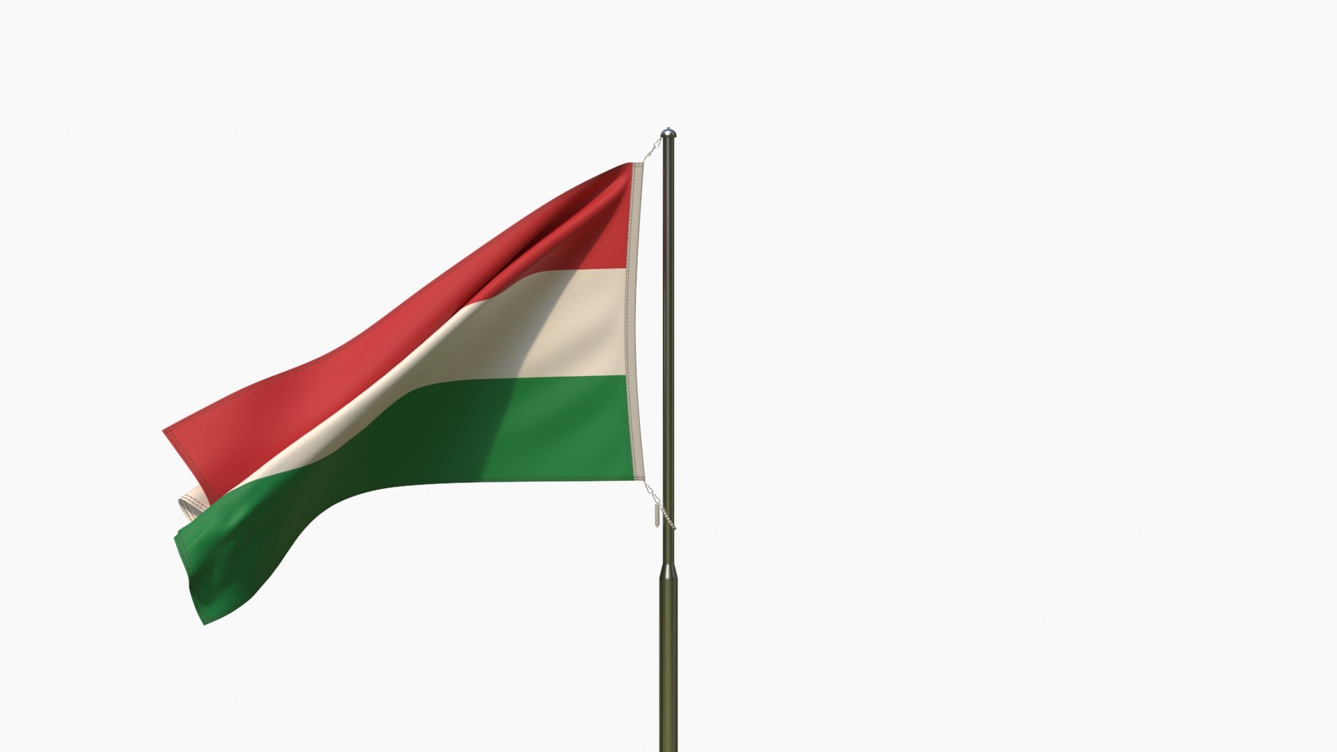 3D Animated Hungary Flag - TurboSquid 1797175
