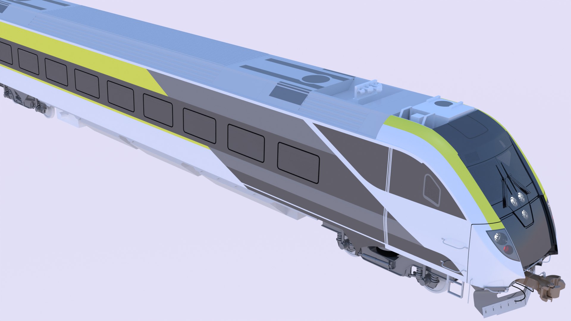Canadian Trains 3D Model - TurboSquid 2295814
