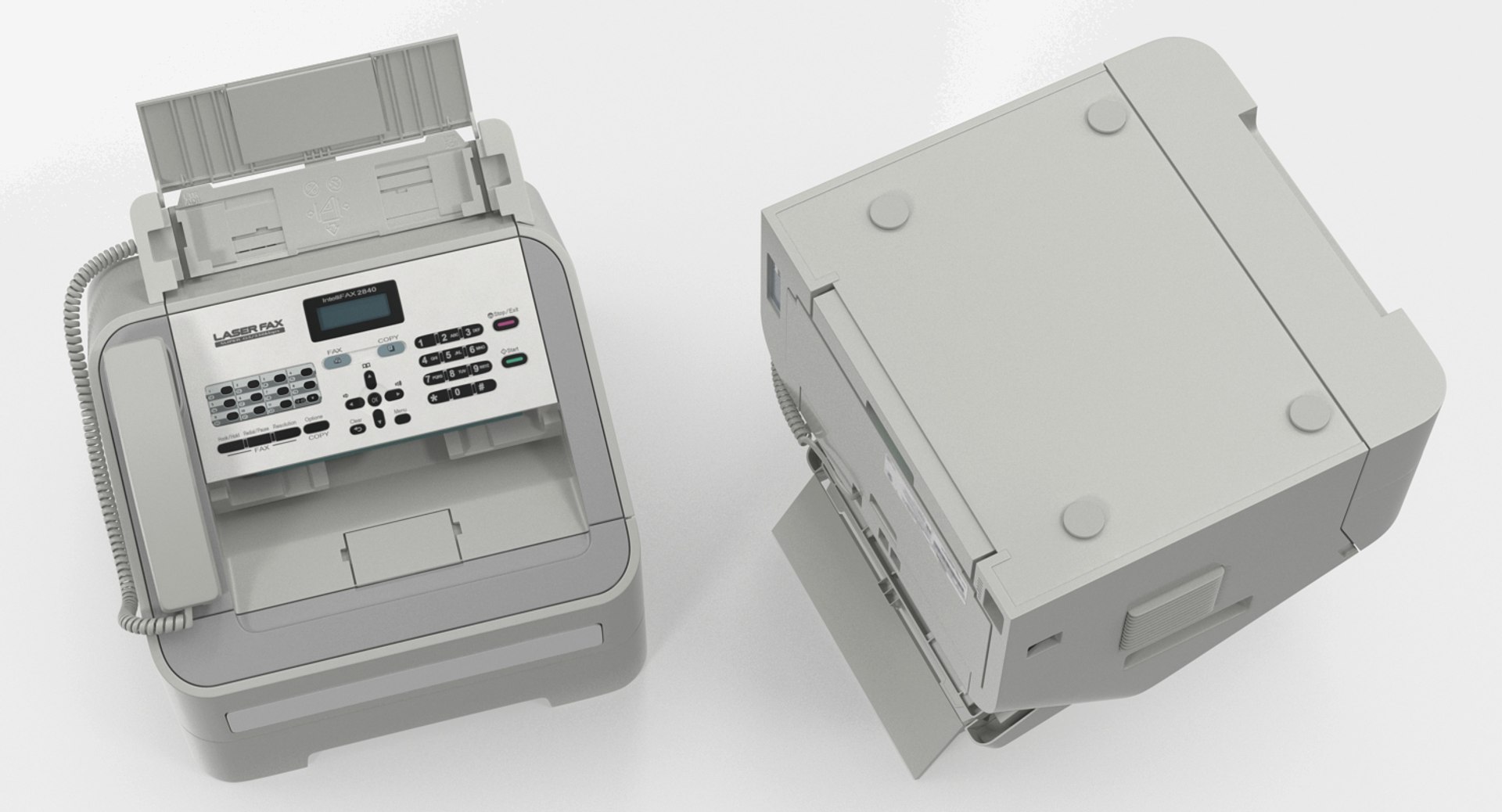 3D Laser Fax Machine Generic Model - TurboSquid 1286639