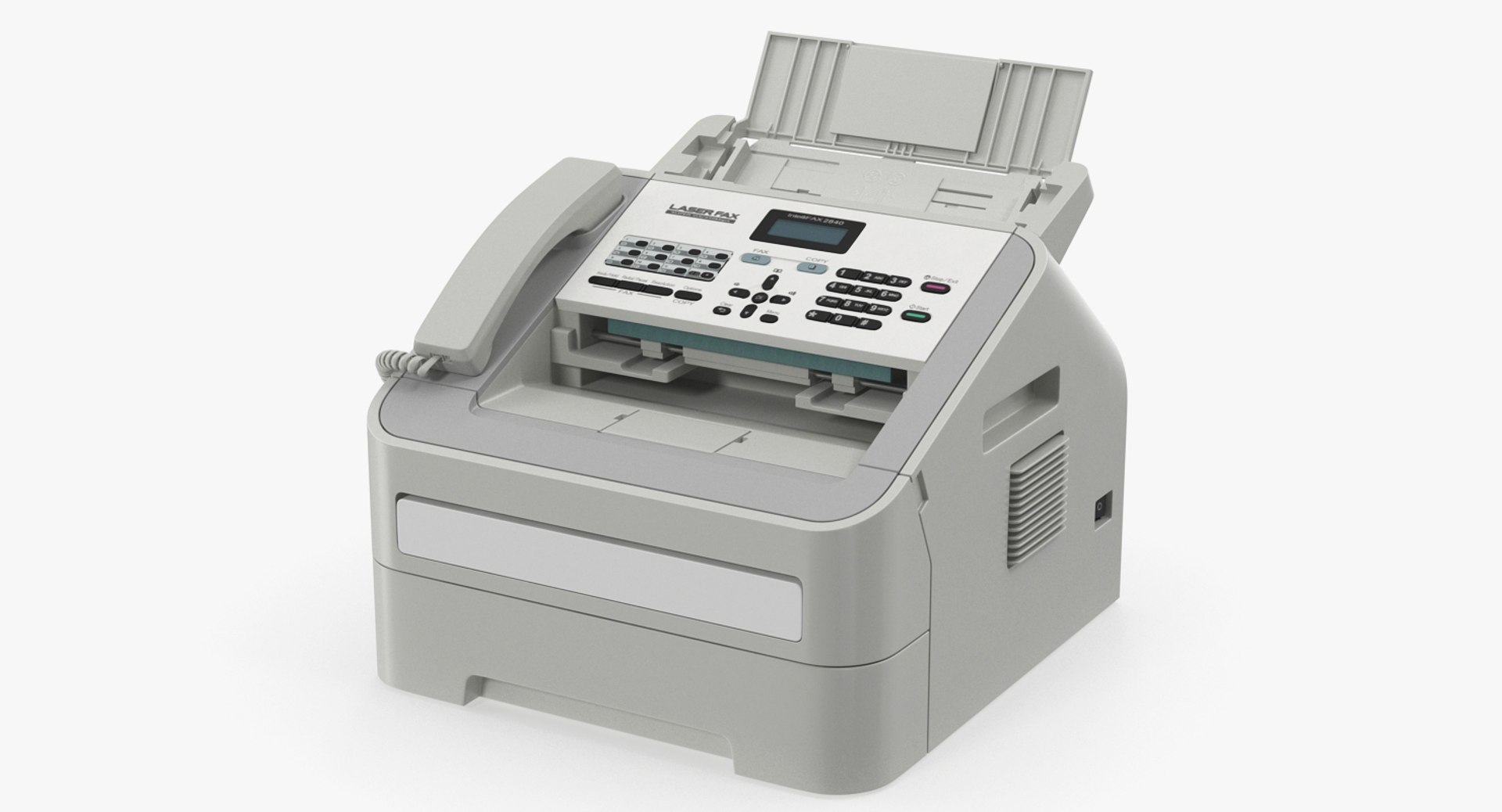 3D laser fax machine generic model - TurboSquid 1286639