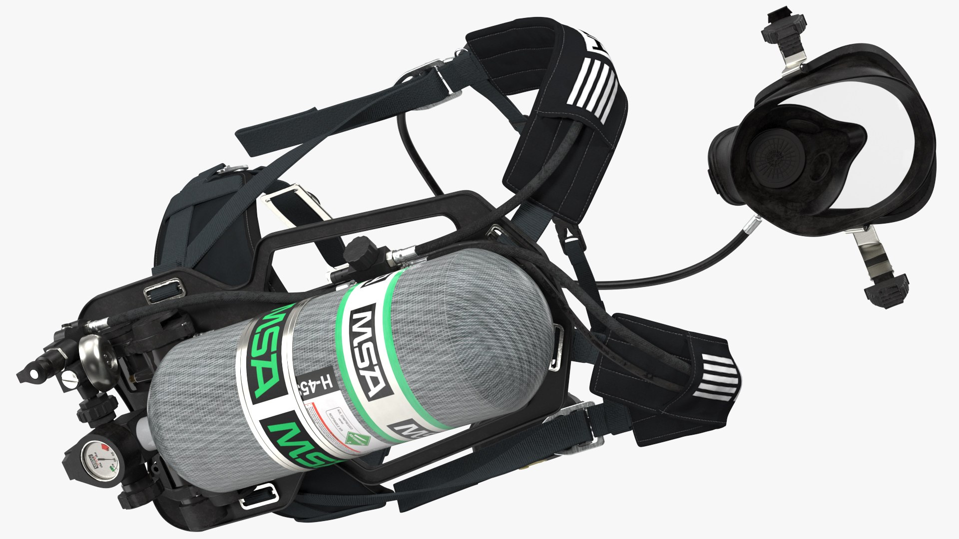 Msa g1 scba breathing 3D - TurboSquid 1685073