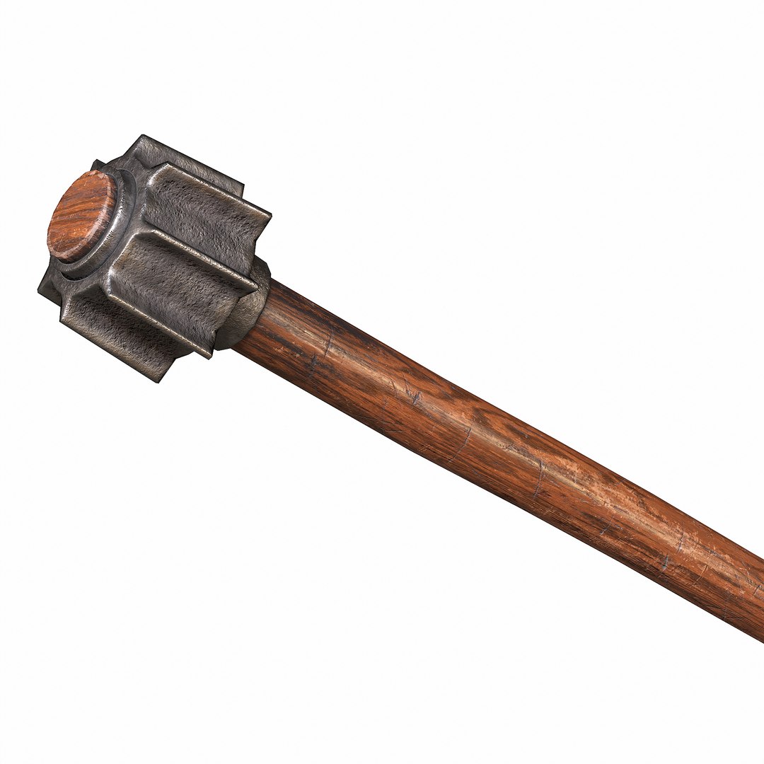 3D Model Trench Mace - TurboSquid 2107850