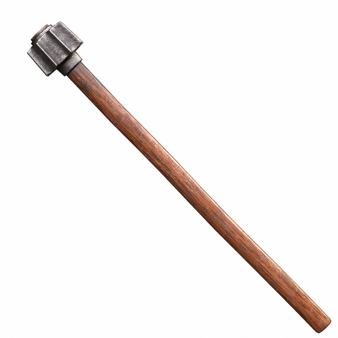 3D Model Trench Mace - TurboSquid 2107850