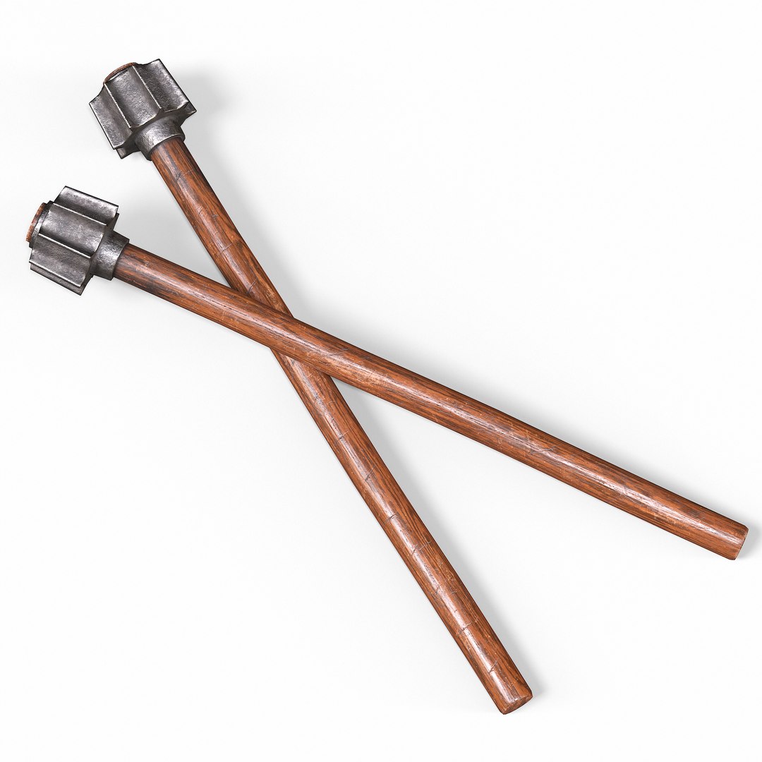 3D Model Trench Mace - TurboSquid 2107850