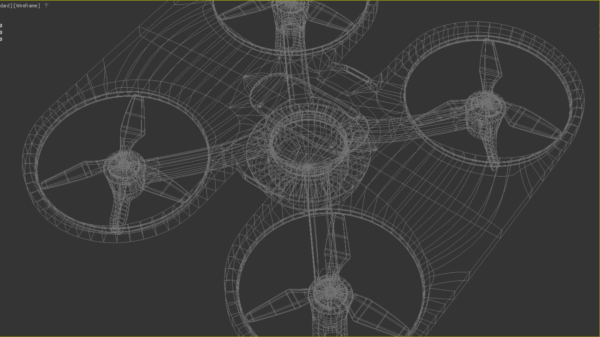 3D Model Quadcopter Drone 3d Model Unity Hdrp - TurboSquid 2210351