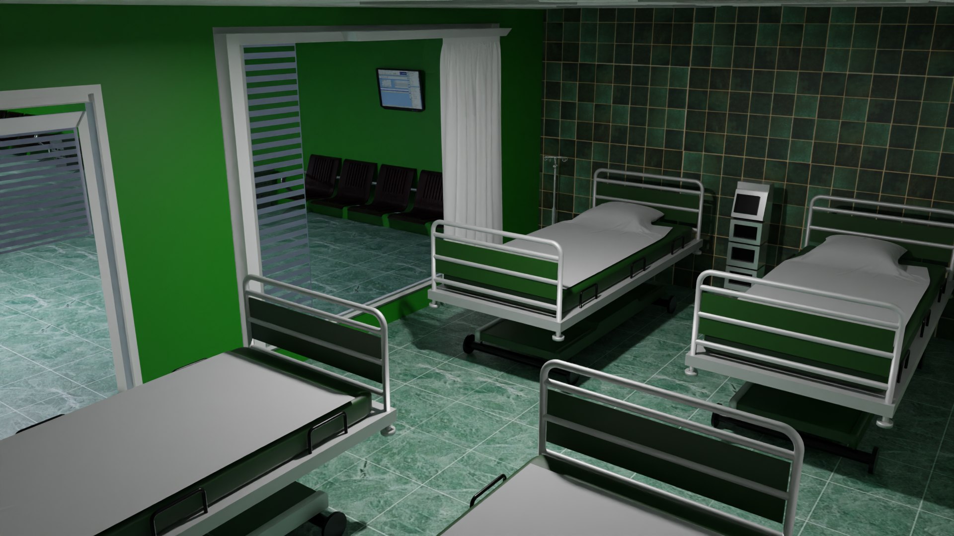 Hospital Interior 3D Model - TurboSquid 2164728