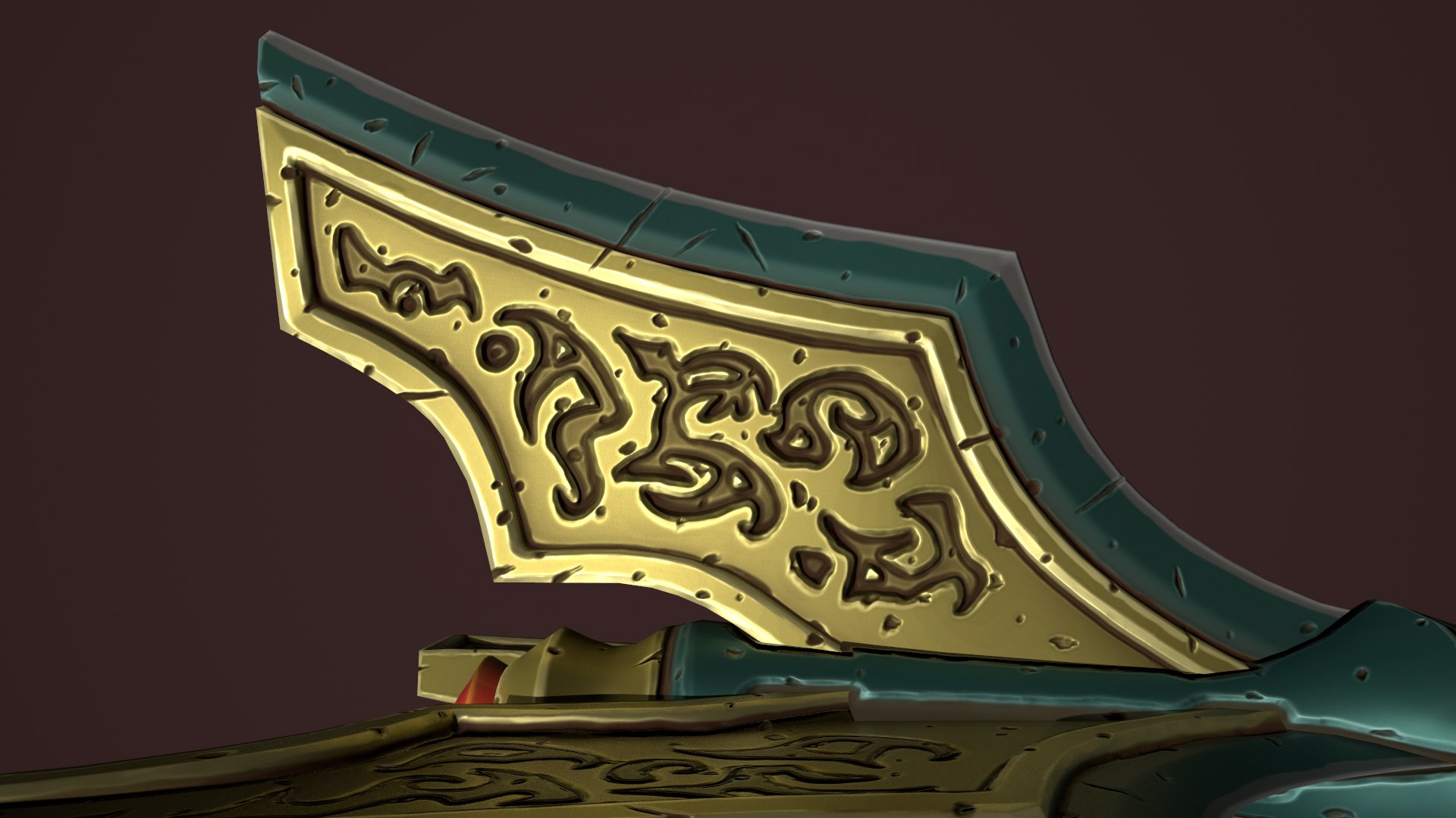 3D Rune mace - TurboSquid 1823911