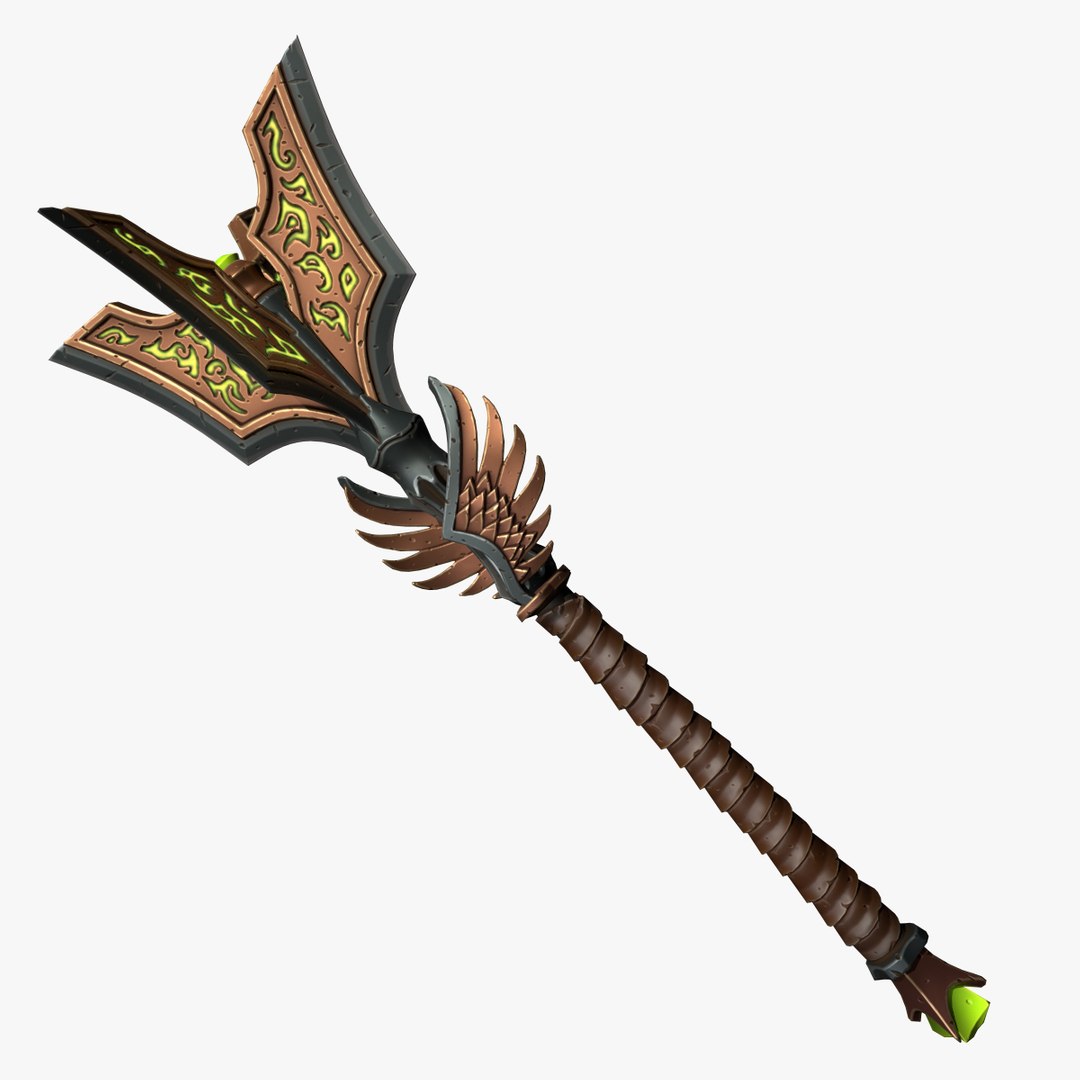 3D Rune mace - TurboSquid 1823911