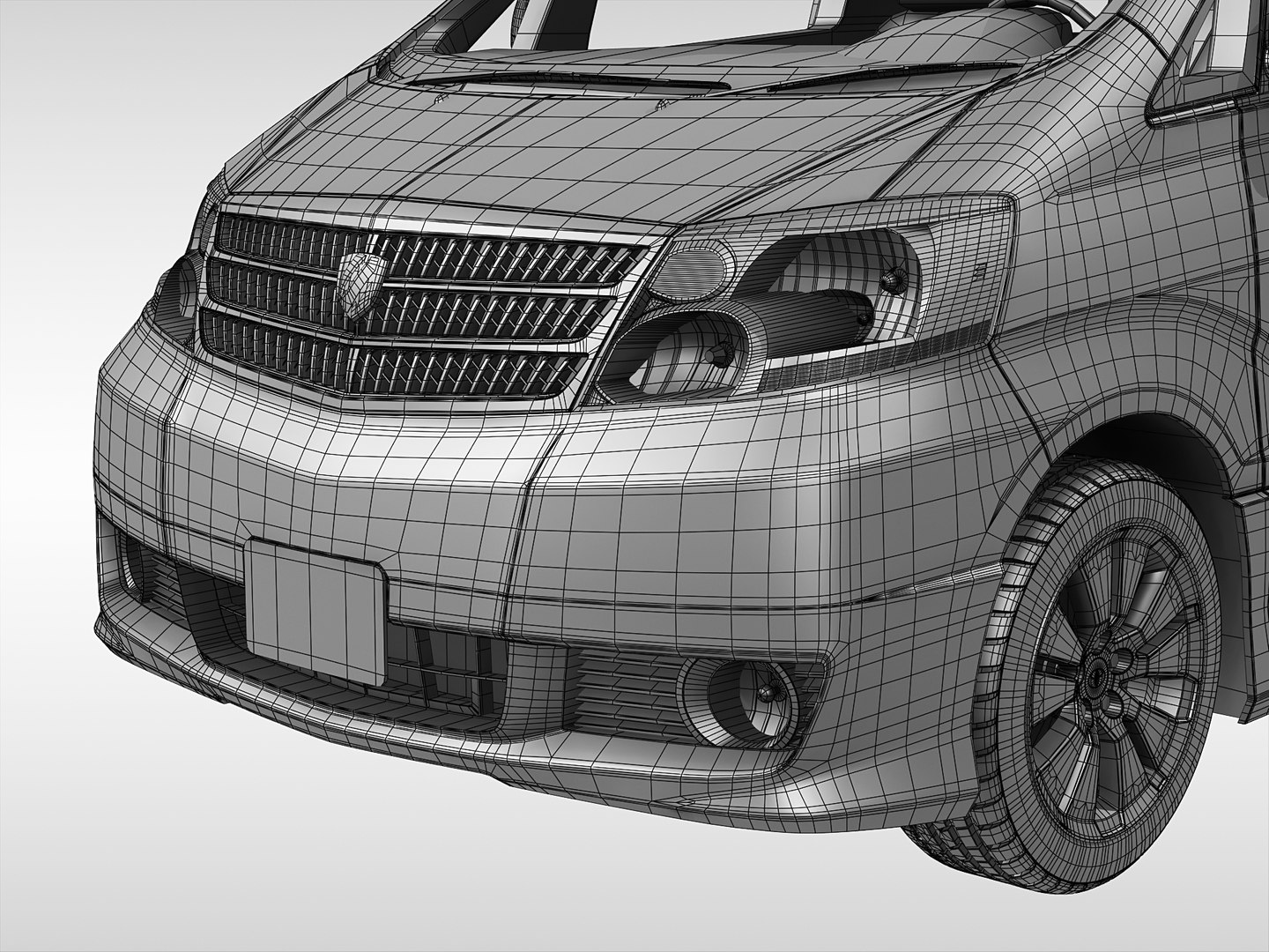 3D Toyota Alphard 2002 - TurboSquid 1353173