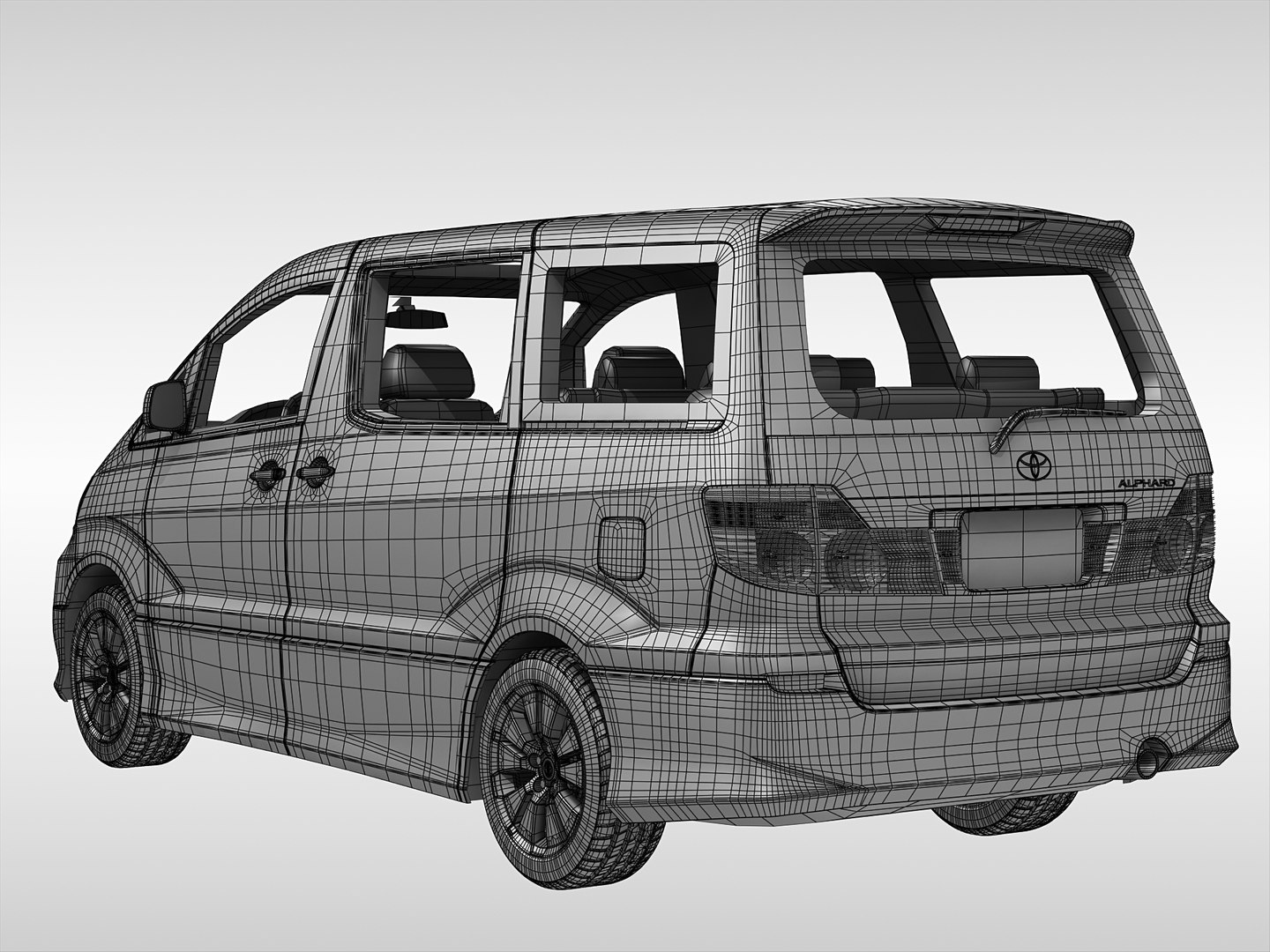 3D Toyota Alphard 2002 - TurboSquid 1353173