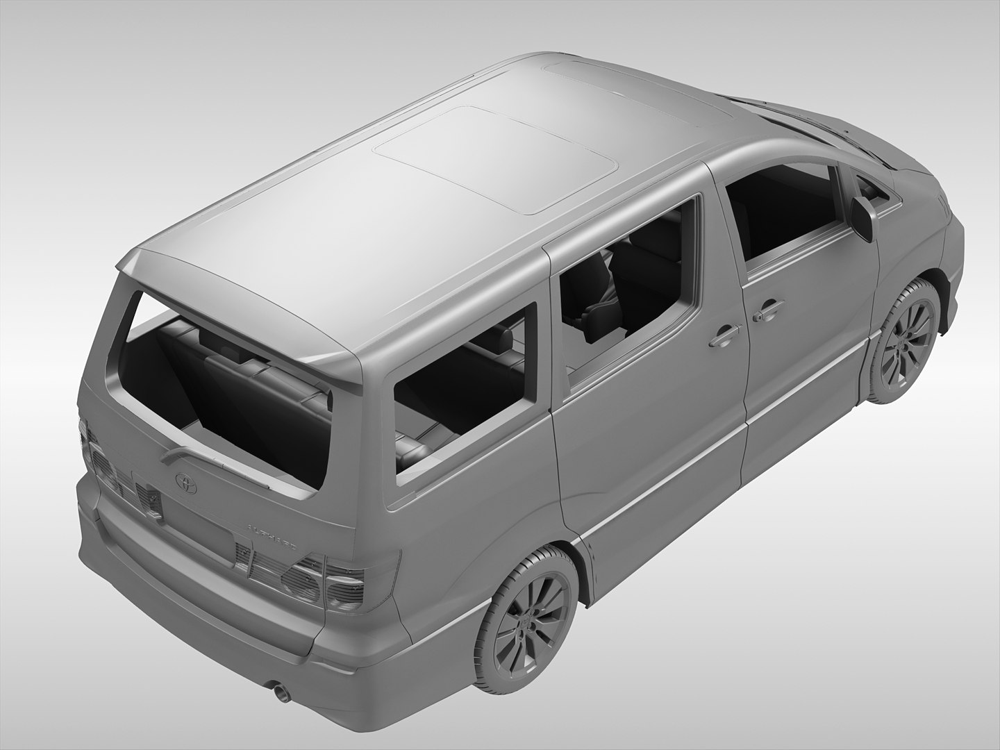 3D Toyota Alphard 2002 - TurboSquid 1353173