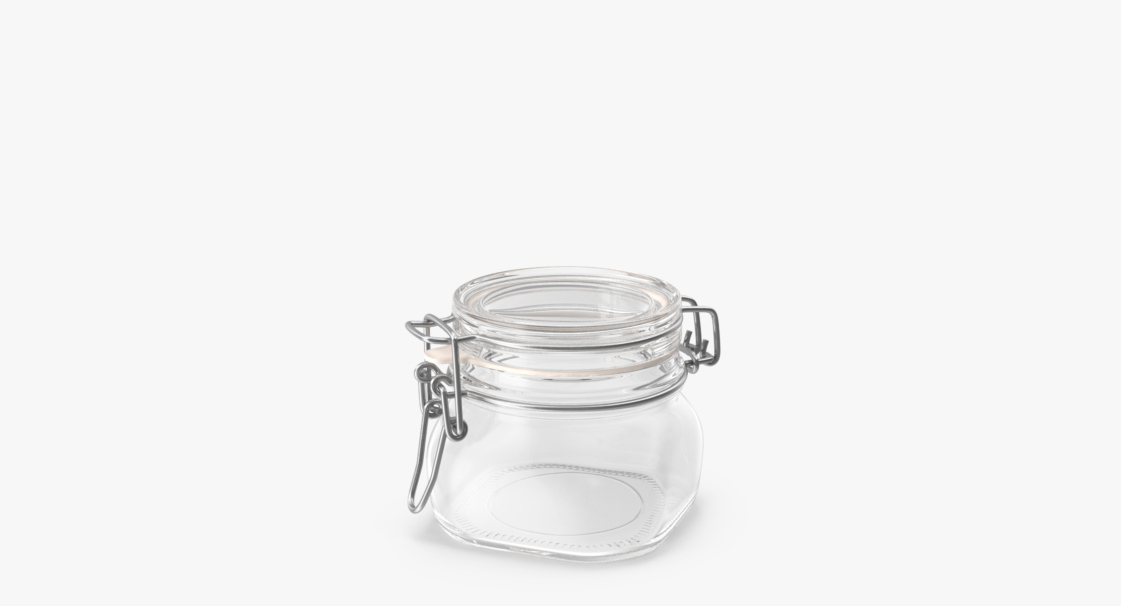 glass hinged kitchen jars max