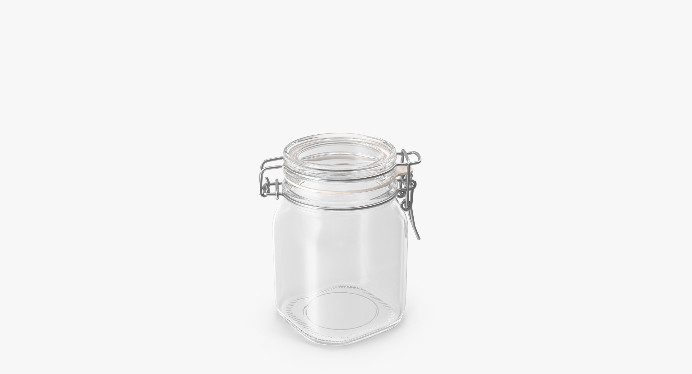 glass hinged kitchen jars max